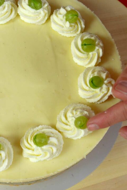 Stachelbeer-Pudding-Torte - Sandras Backideen