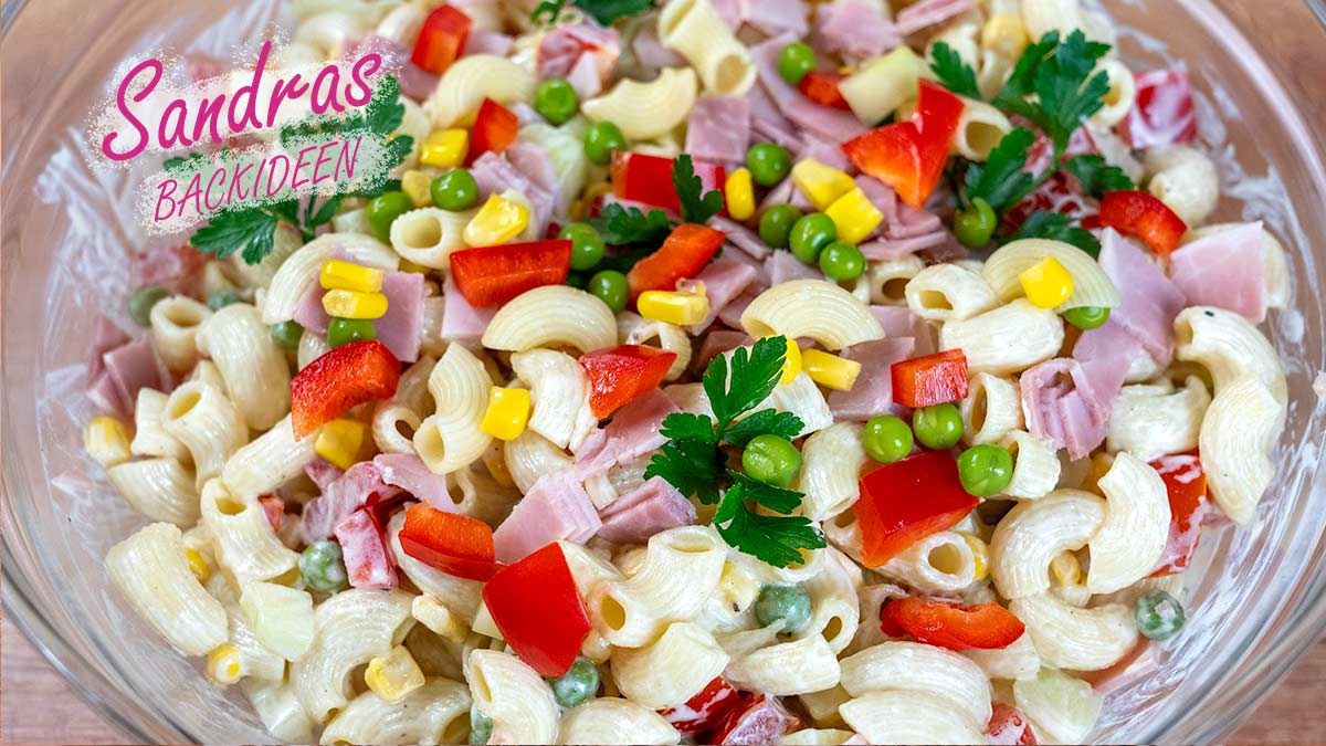 Nudelsalat - Sandras Backideen